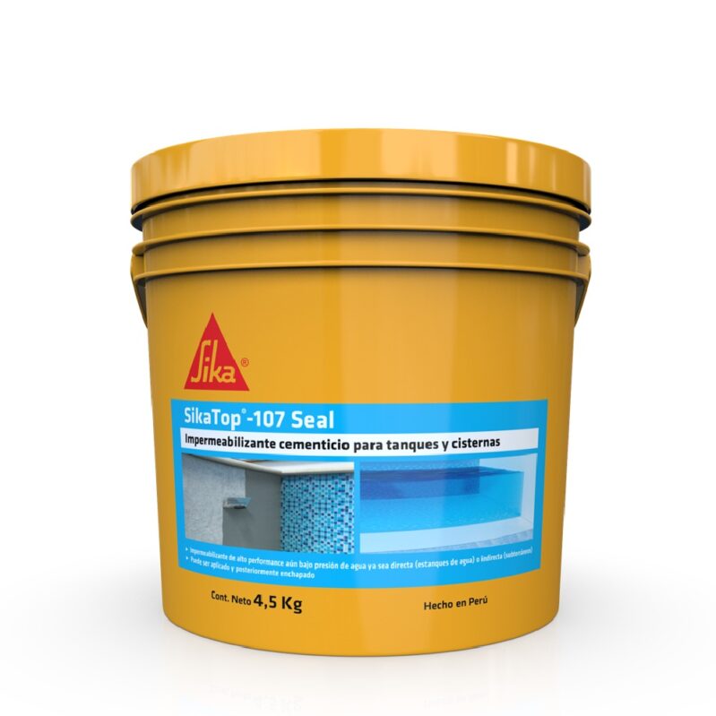 Revestimiento Impermeable para Tanques y Cisternas SikaTop 107 Seal 4.5 kg – CONSELVA ...