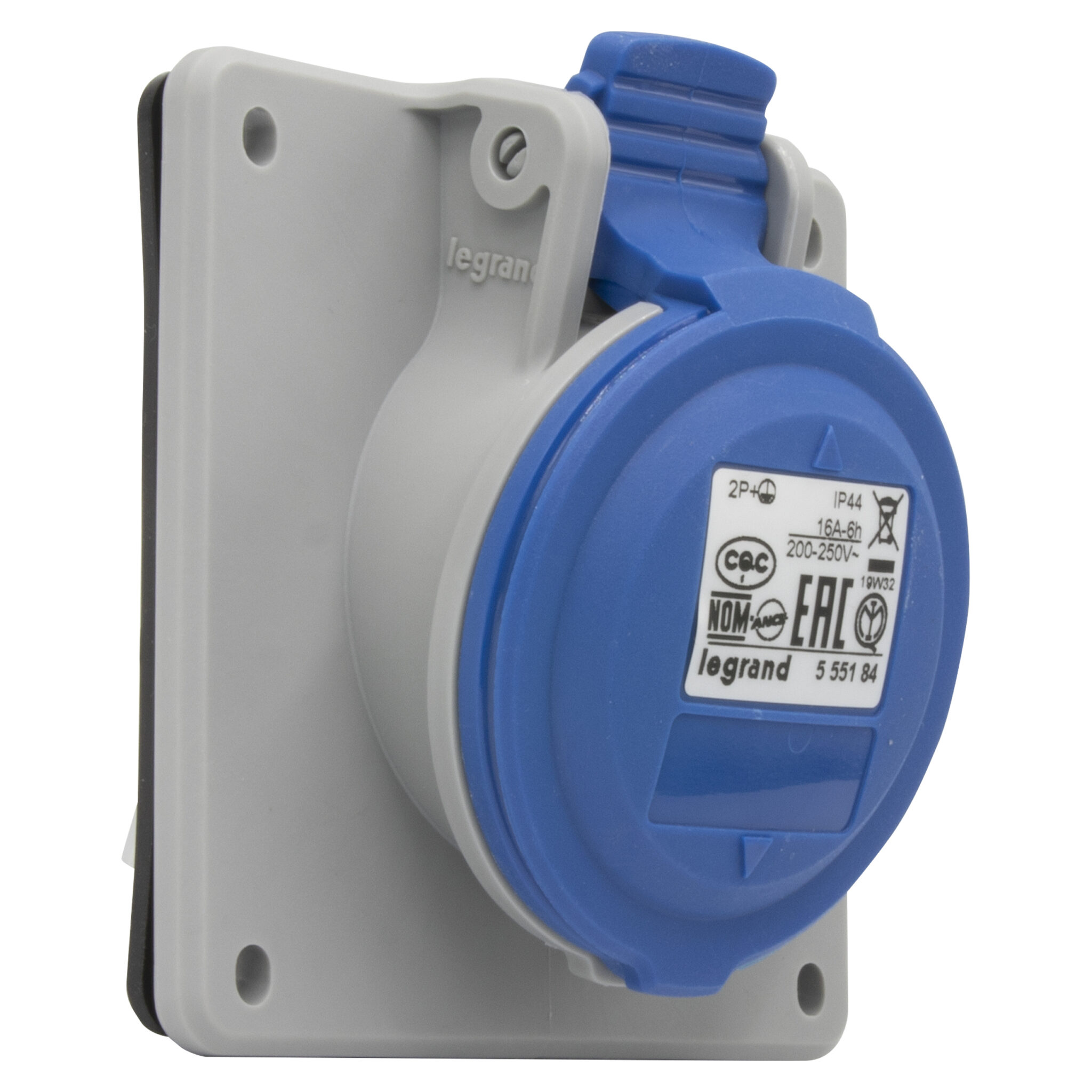 Tomacorriente Industrial Empotrar 2P+T 16AMP 220V Bticino – CONSELVA ...